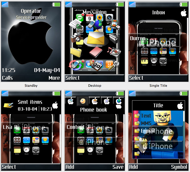 [S700I/W810i] iPhone - Mobile01