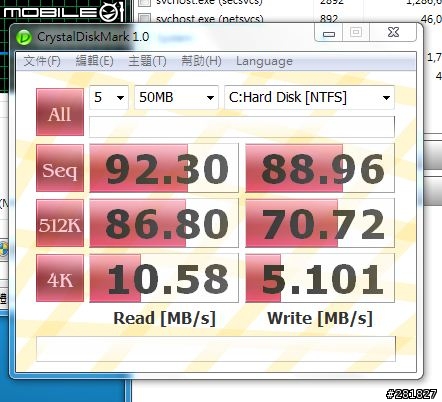 便宜的 SAMSUNG SLC SSD 簡單測試 - Mobile01