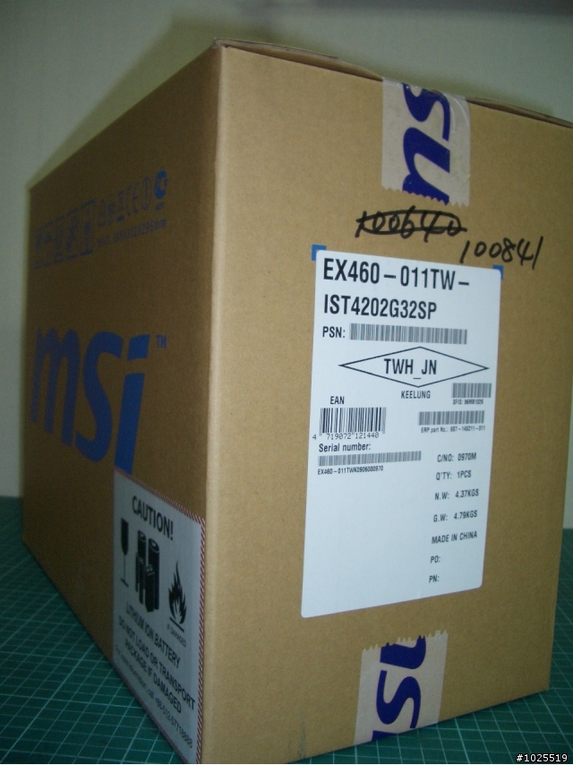 首次發表開箱圖MSI-EX460(非專業相機版) - Mobile01