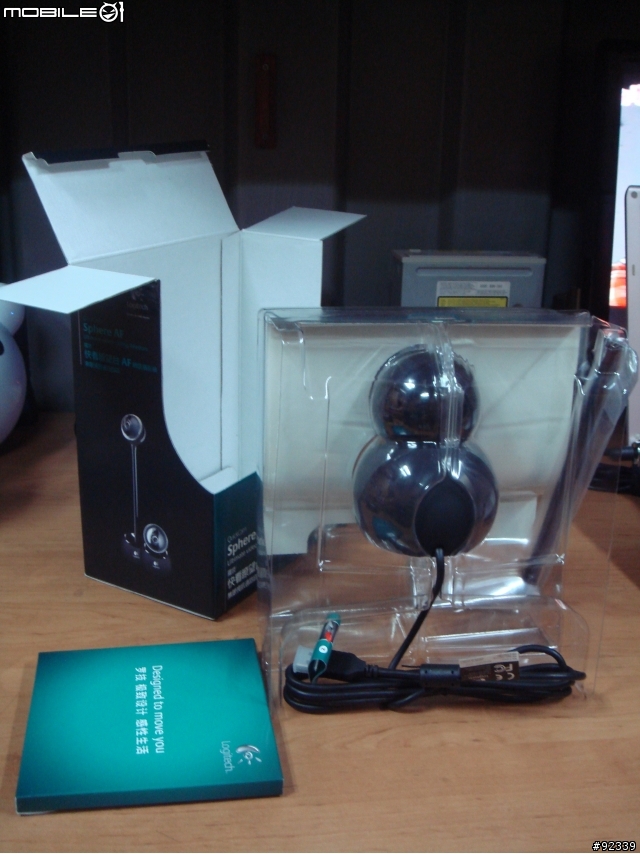 (開箱)Logitech QuickCam Sphere AF(快看瞭望台AF) - Mobile01
