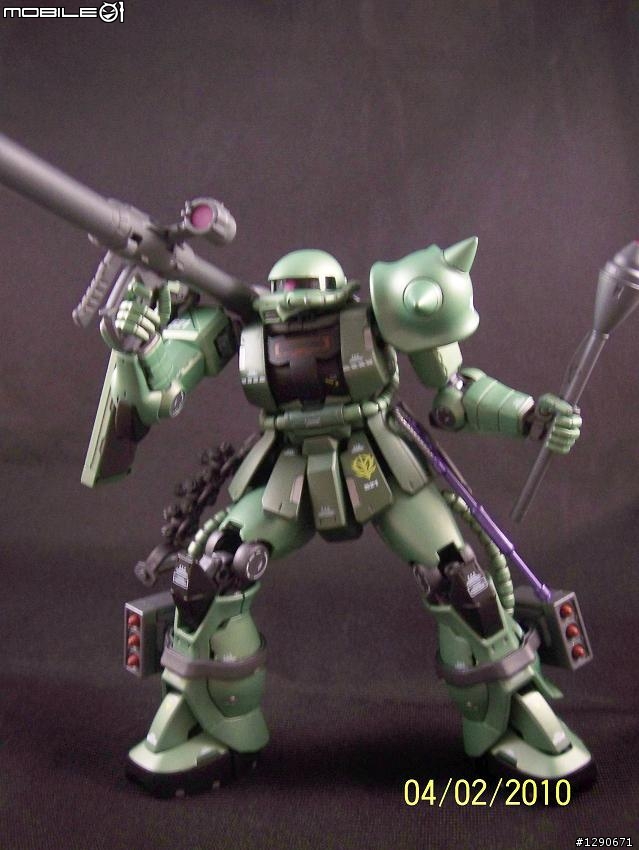 [開箱分享] SUPER-HCM Pro MS-06J ZAKU II (陸戰型) - Mobile01