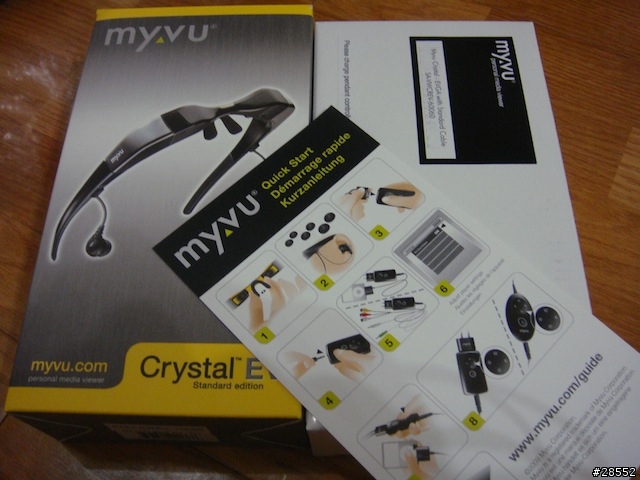 Myvu Crystal EV 液晶眼鏡開箱 - Mobile01