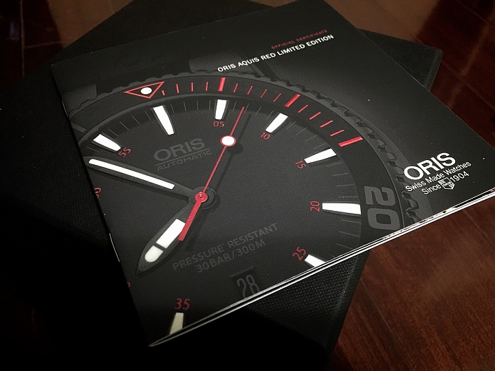 《開箱》Oris Aquis Red Limited Edition 拯救紅海 左冠限量款 - Mobile01