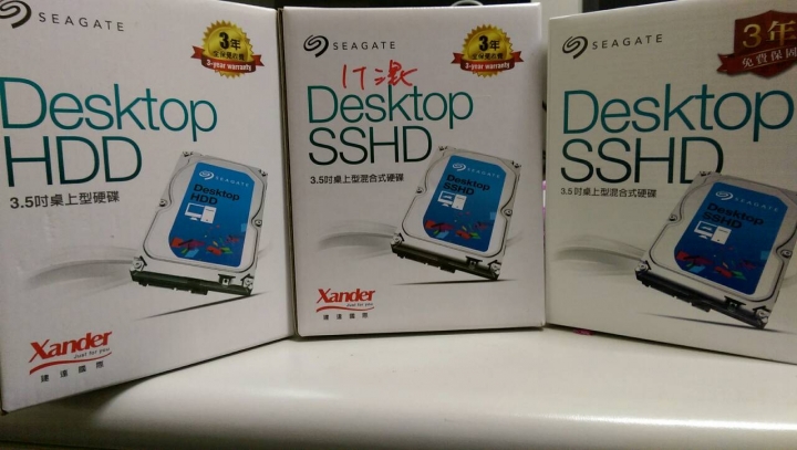 Seagate Desktop SSHD 2TB 混合硬碟機 分享 - Mobile01