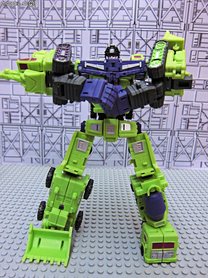 變形金剛DX9 Hulkie－工程金剛(Devastator)簡易開箱文 - Mobile01