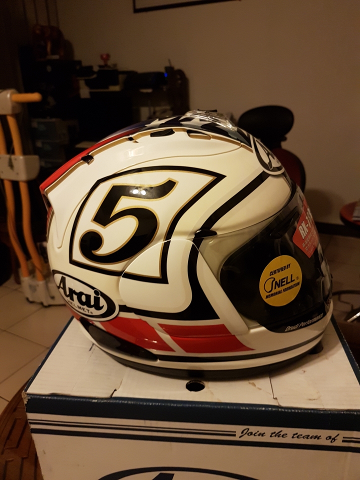 ARAI RX-7 RR5 南海限定版 EDWARDS開箱 - Mobile01