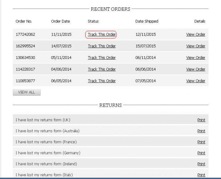 asos （i have lost my returns form）的訊息 - Mobile01