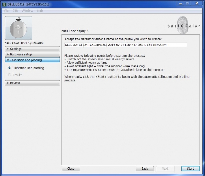 basiCColor display 5 設定 - Mobile01