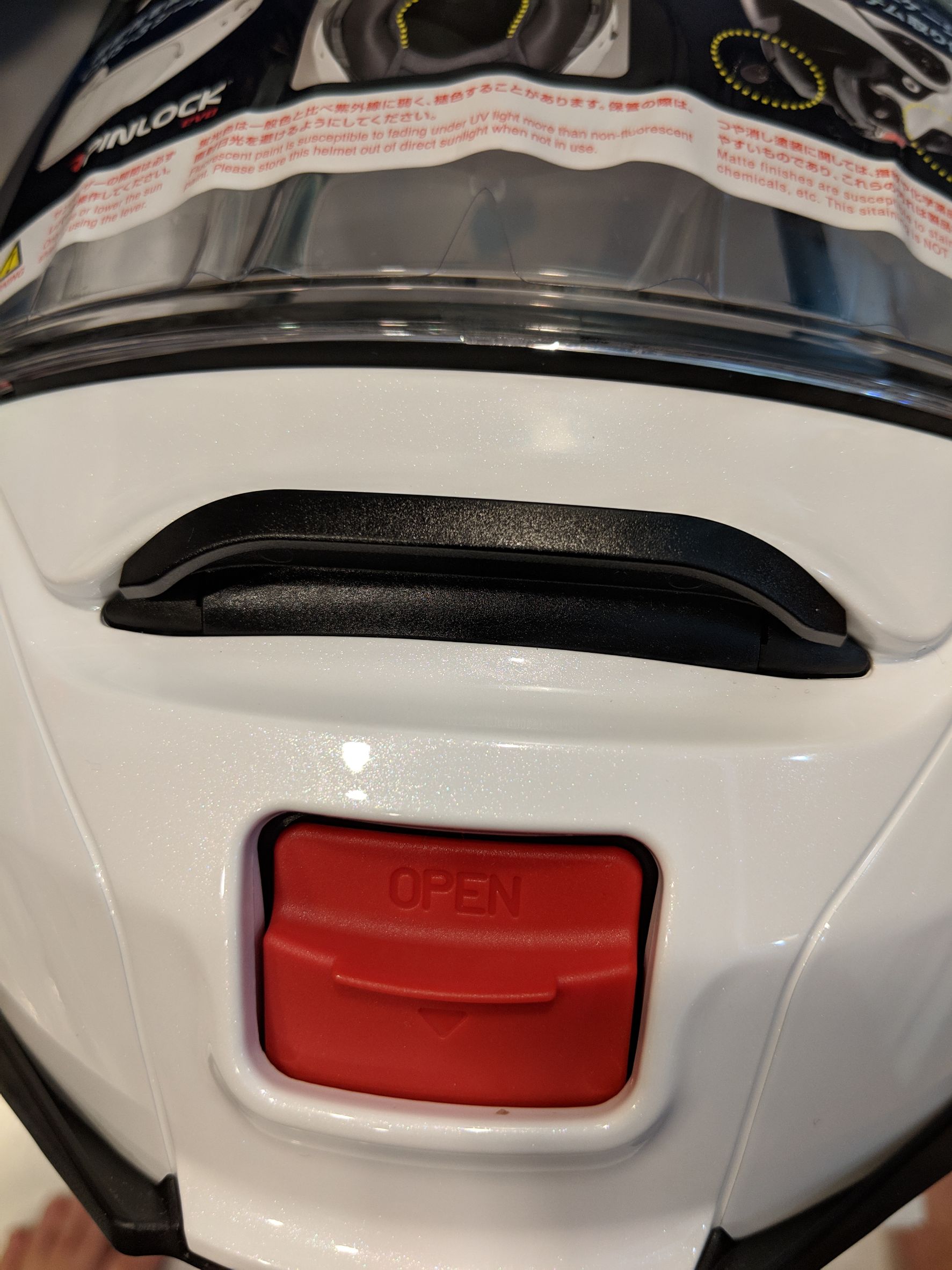 Shoei Neotec 2 white color 白色可樂帽開箱 - Mobile01