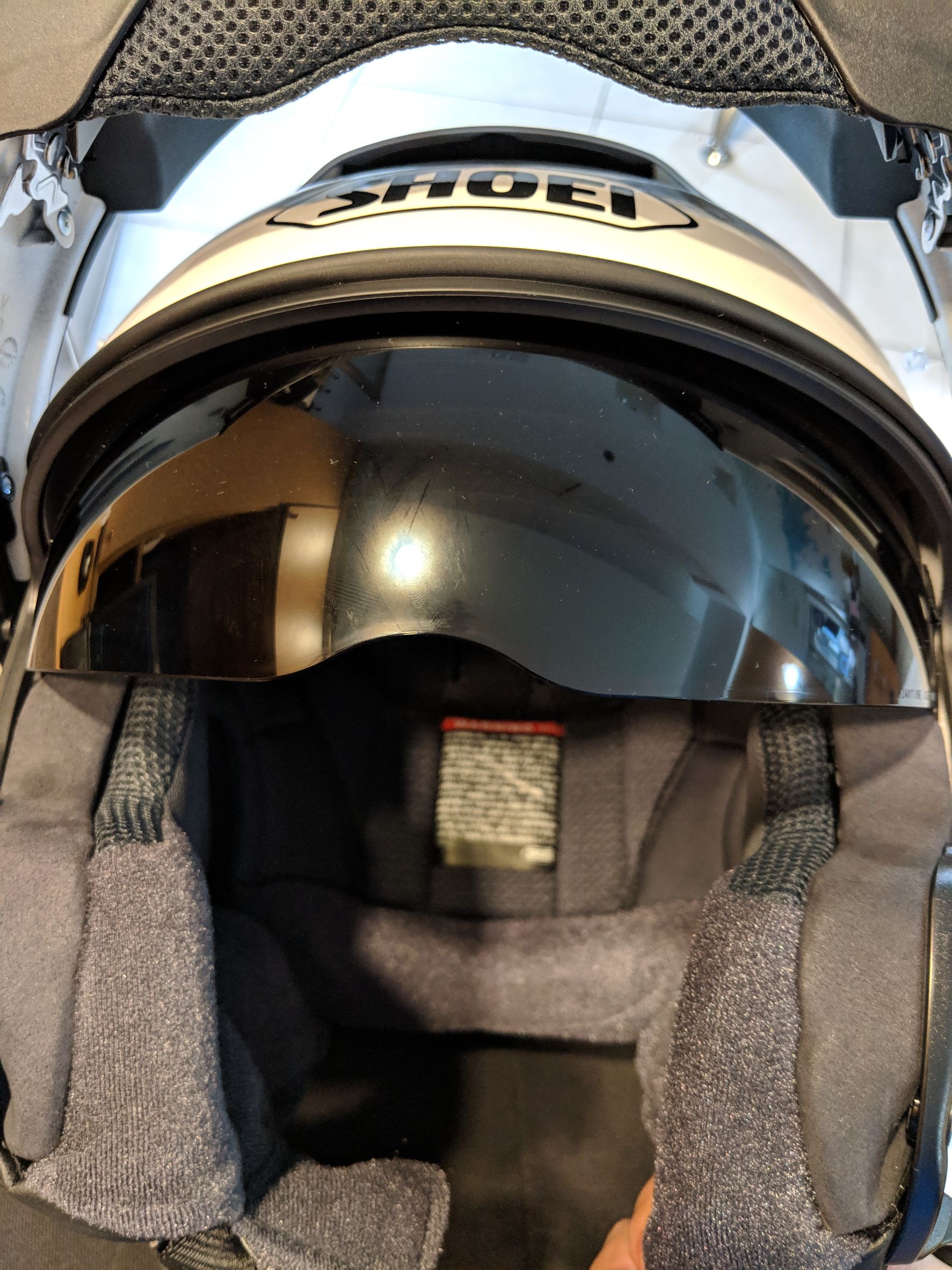 Shoei Neotec 2 white color 白色可樂帽開箱 - Mobile01