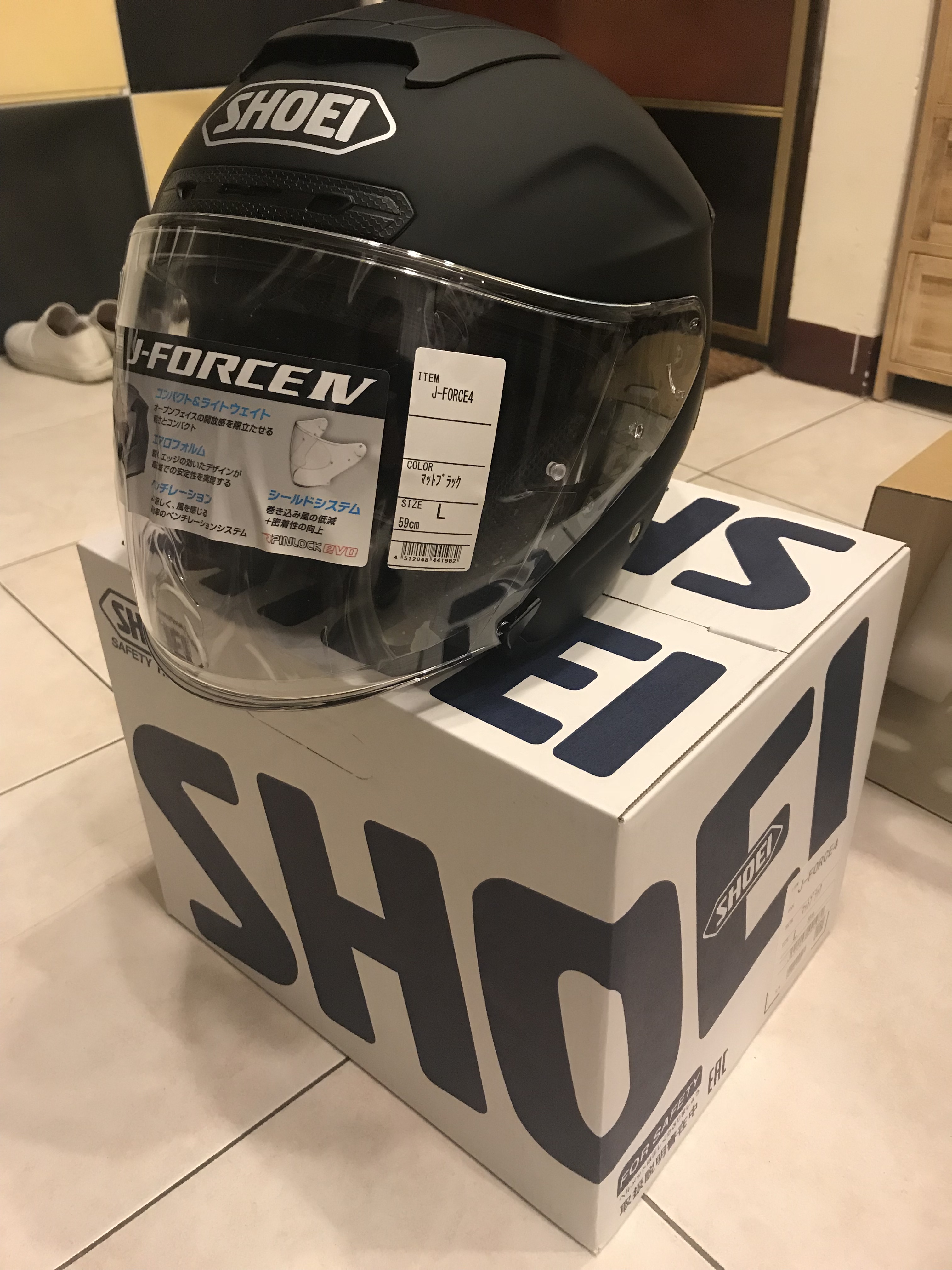 SHOEI J-FORCE 4開箱文 - Mobile01