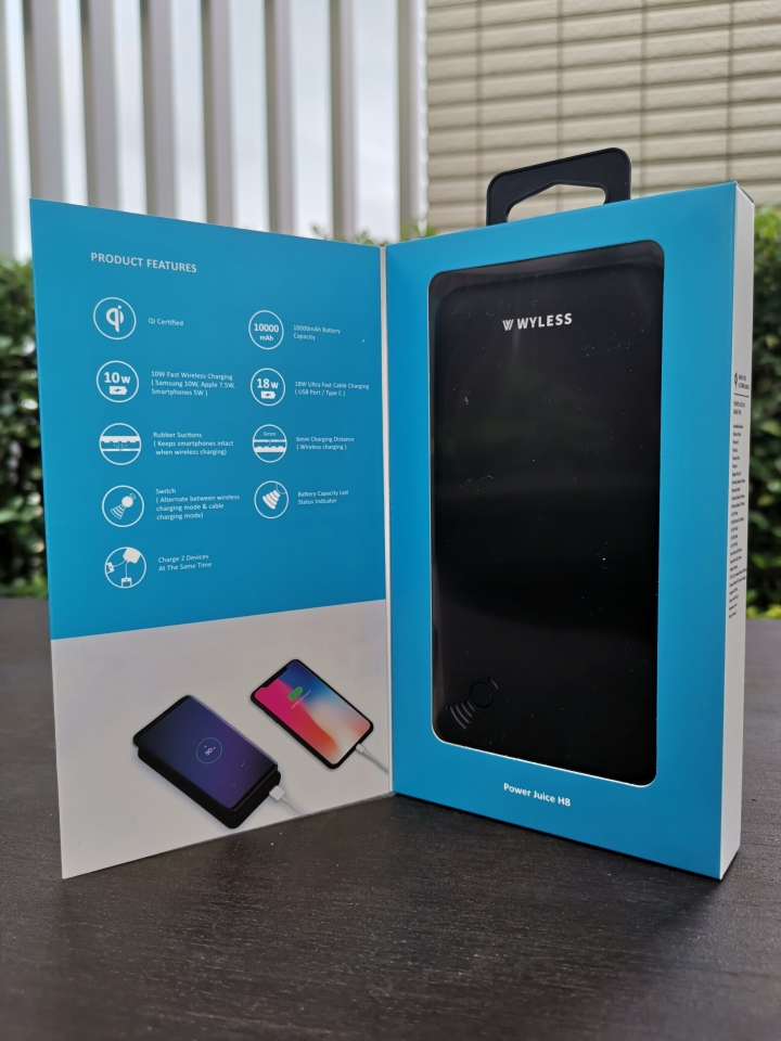【Wyless】Power Juice H8吸盤式無線充電行動電源：吸力強、電力足、充很快 - Mobile01