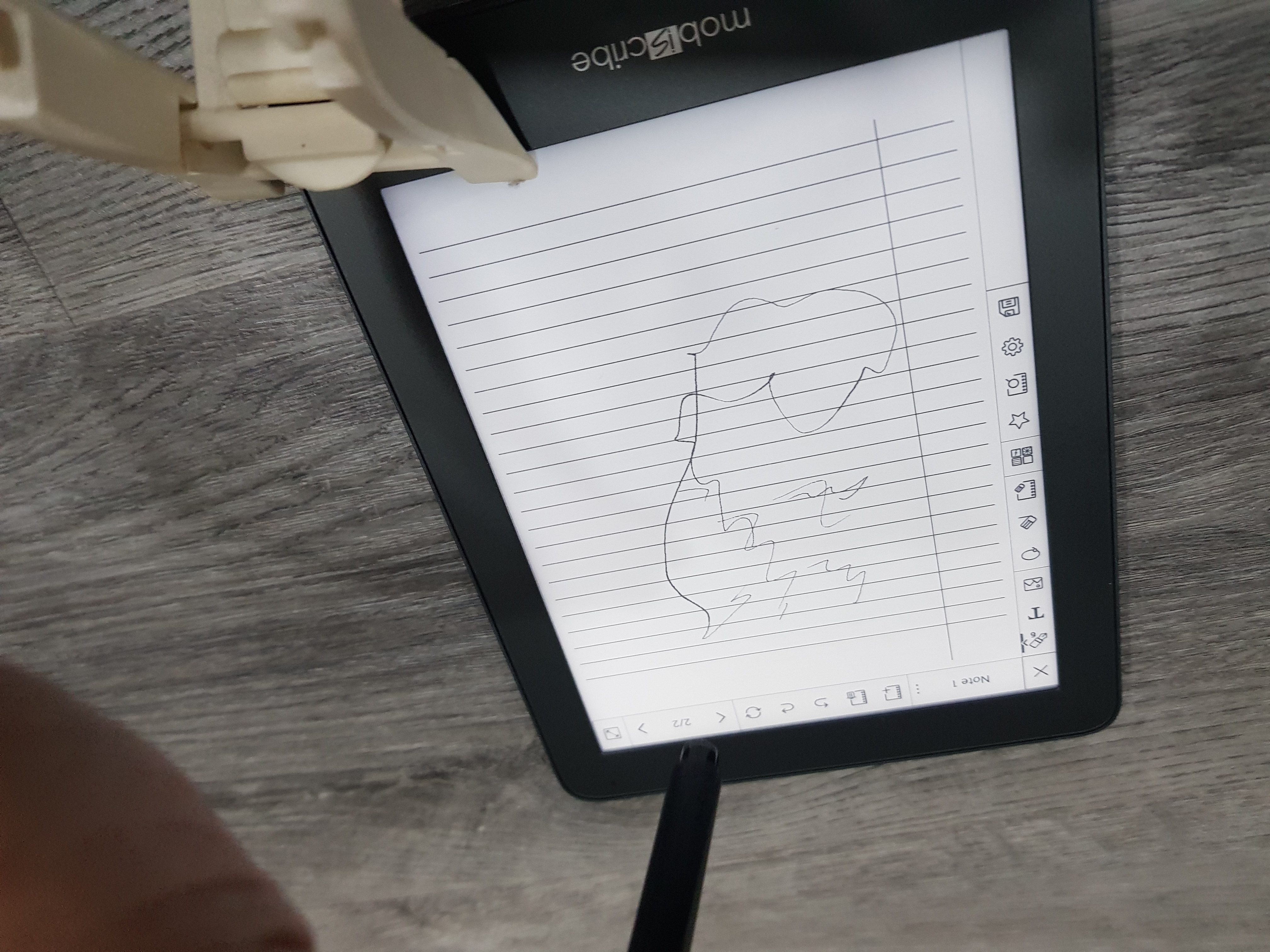 【小宅開箱】MobiScribe 2-in-1 電子筆記本+電子書閱讀器 專業商務隨從，隨時待命 - Mobile01