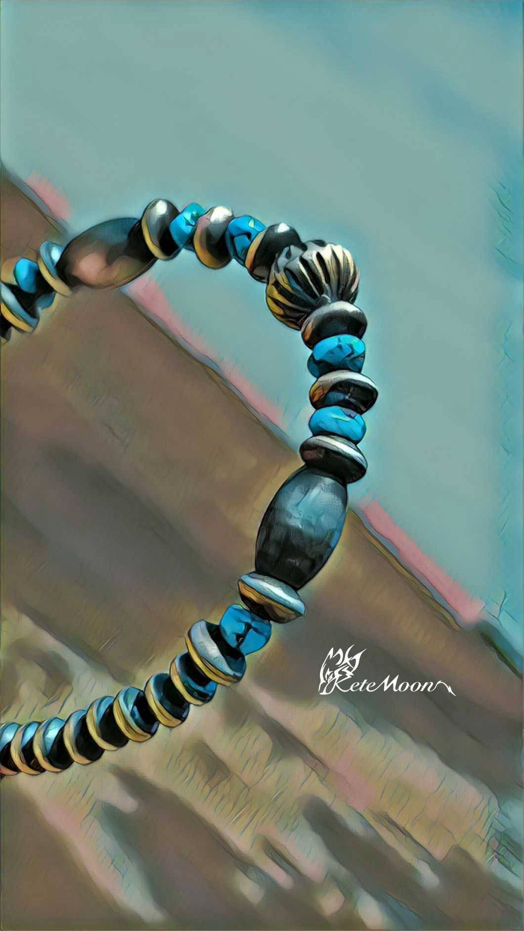 YP craft-Kingman綠松石銀珠手鍊 - Mobile01