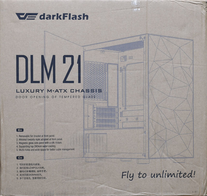 darkFlash DLM21 MESH白色版機殼簡介 - Mobile01
