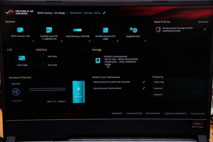外放造型優質性能，ROG Strix G15 G512LV 電競筆電開箱測試 - Mobile01