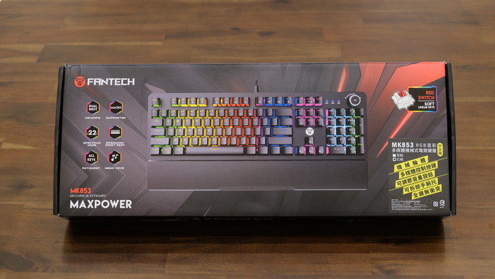 擁有多種RGB背光模式的一把機械式鍵盤 | FANTECH MK853 使用體驗 - Mobile01