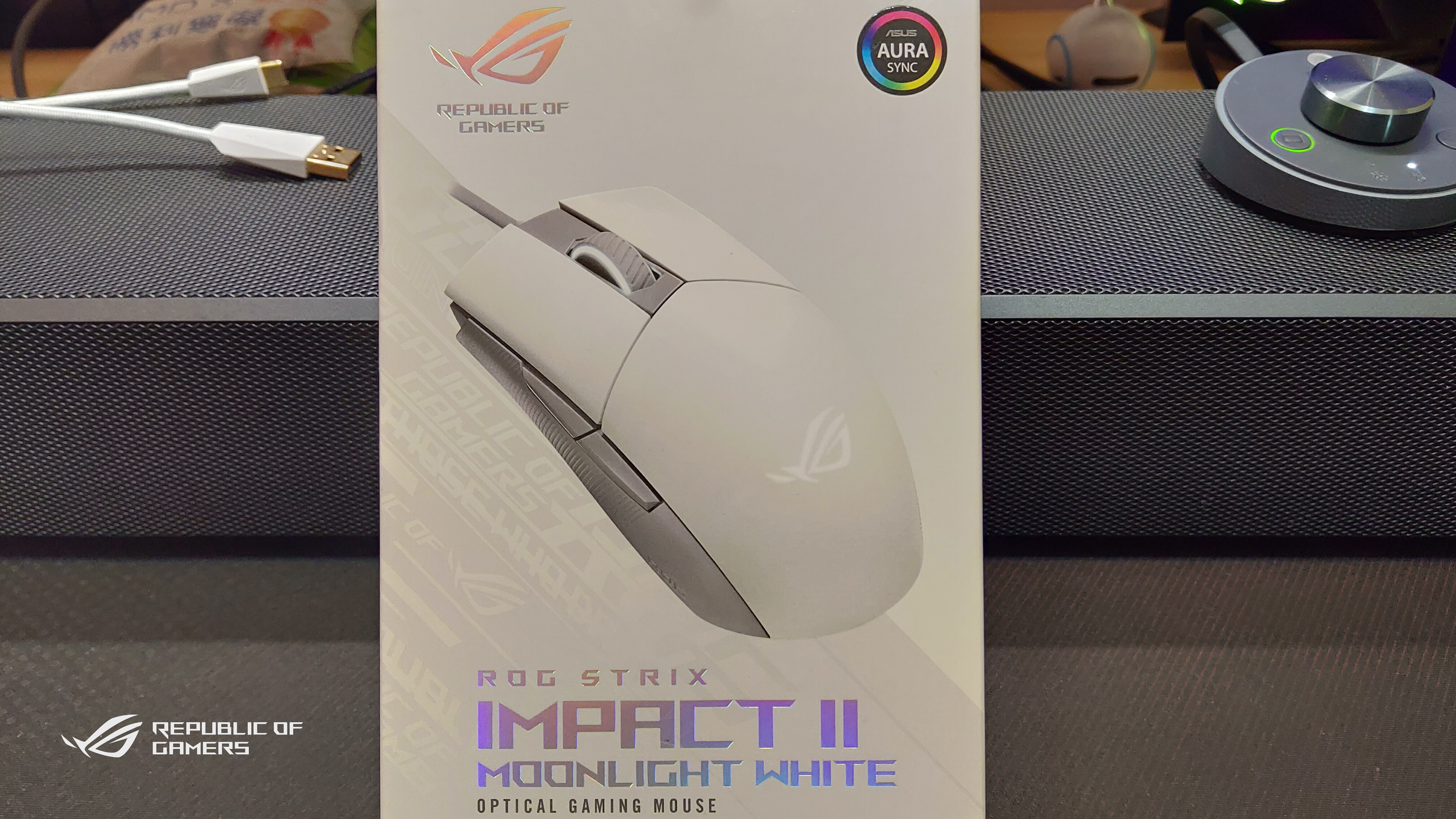 (月光開箱) ROG Moonlight White周邊系列 - Mobile01