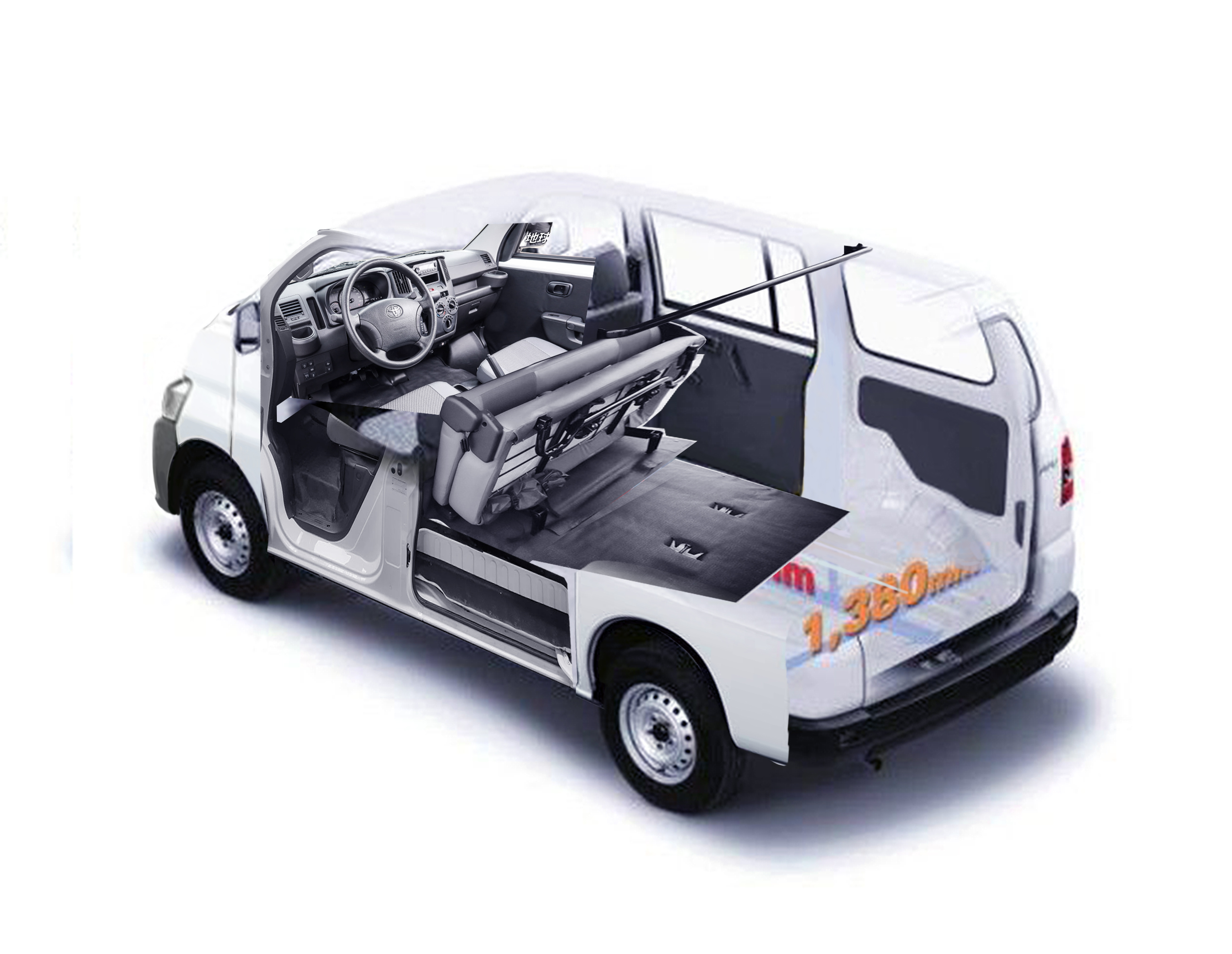 PS魔改出TownAce VAN內裝圖 - Mobile01