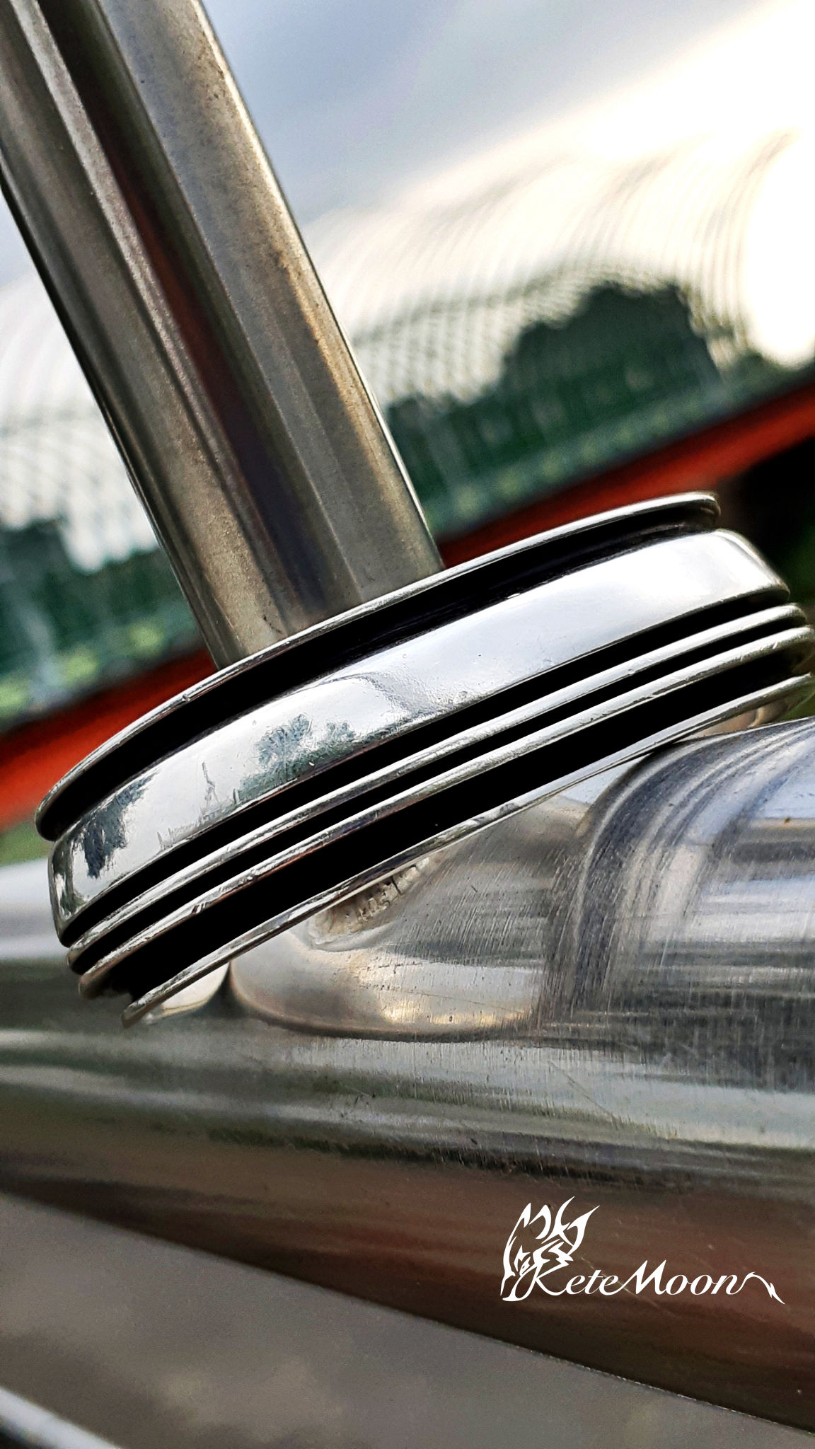 銀伭 Silver Chord-Navajo深溝銀手環 - Mobile01