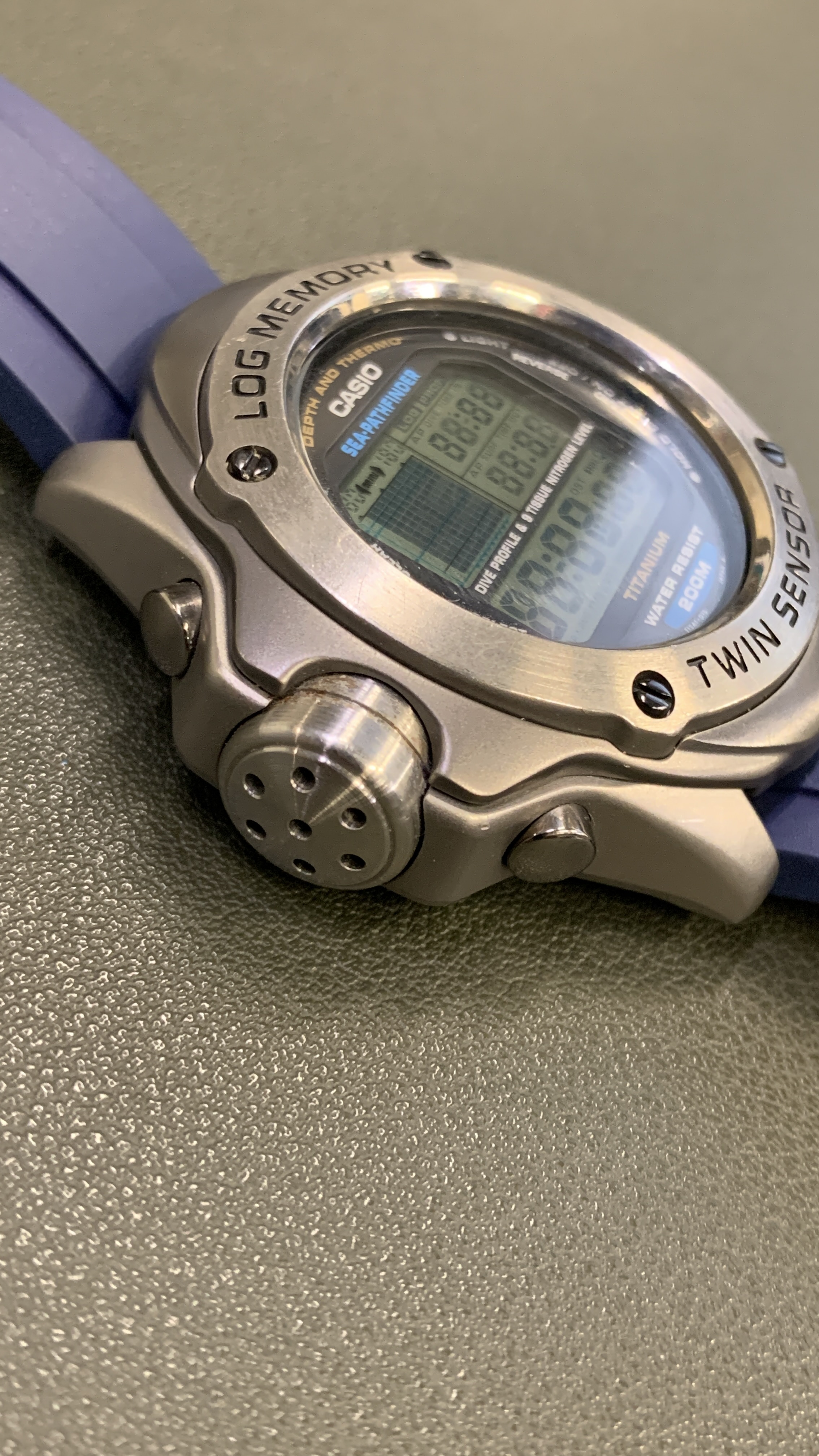 懷舊潛水老旗艦 CASIO SEA-PATHFINDER SPF-100 - Mobile01