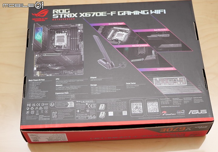 ROG STRIX 系列A板信仰起步款 X670E-F GAMING WIFI 開箱 - Mobile01
