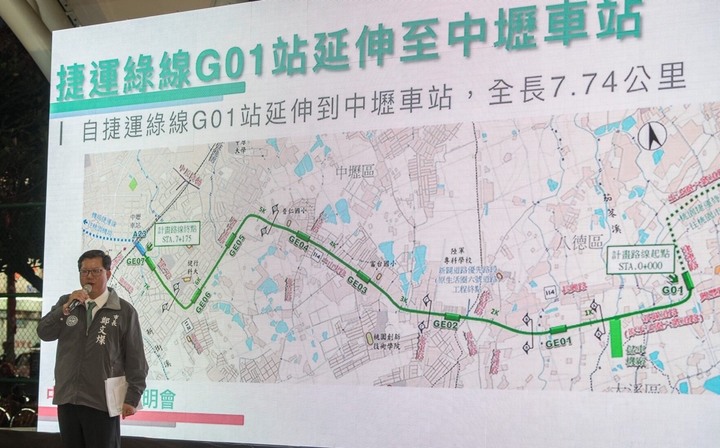 是誰將桃捷綠線中壢段GE01站左移？行政院定案了嗎？ - Mobile01