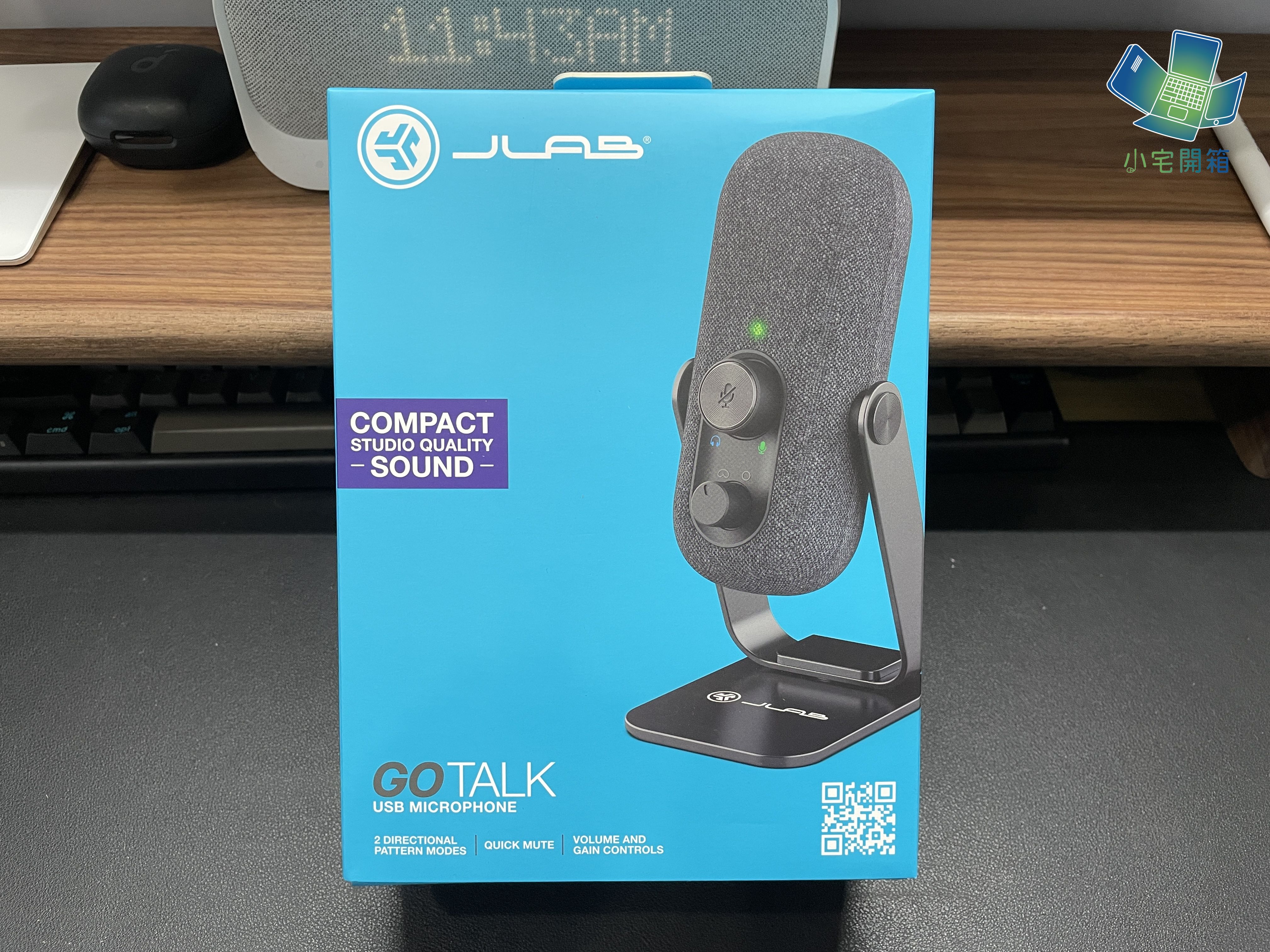 【小宅開箱】好看實惠的多功能電容式麥克風 JLab Go Talk USB麥克風 - Mobile01