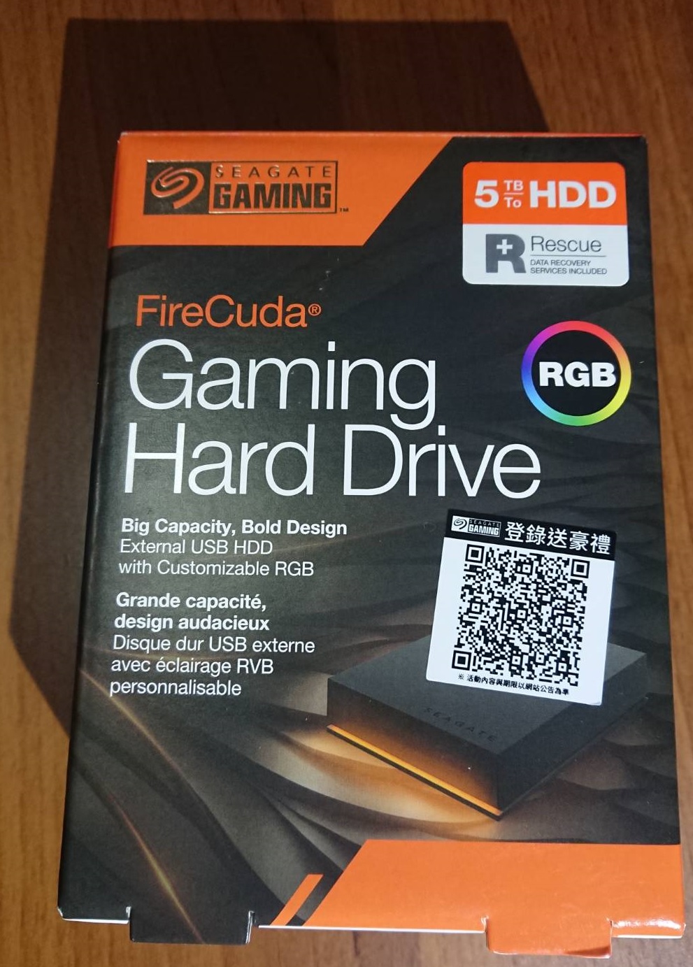 『Seagate希捷』FireCuda Gaming HDD 炫彩燈效款【5TB的開箱文】 - Mobile01