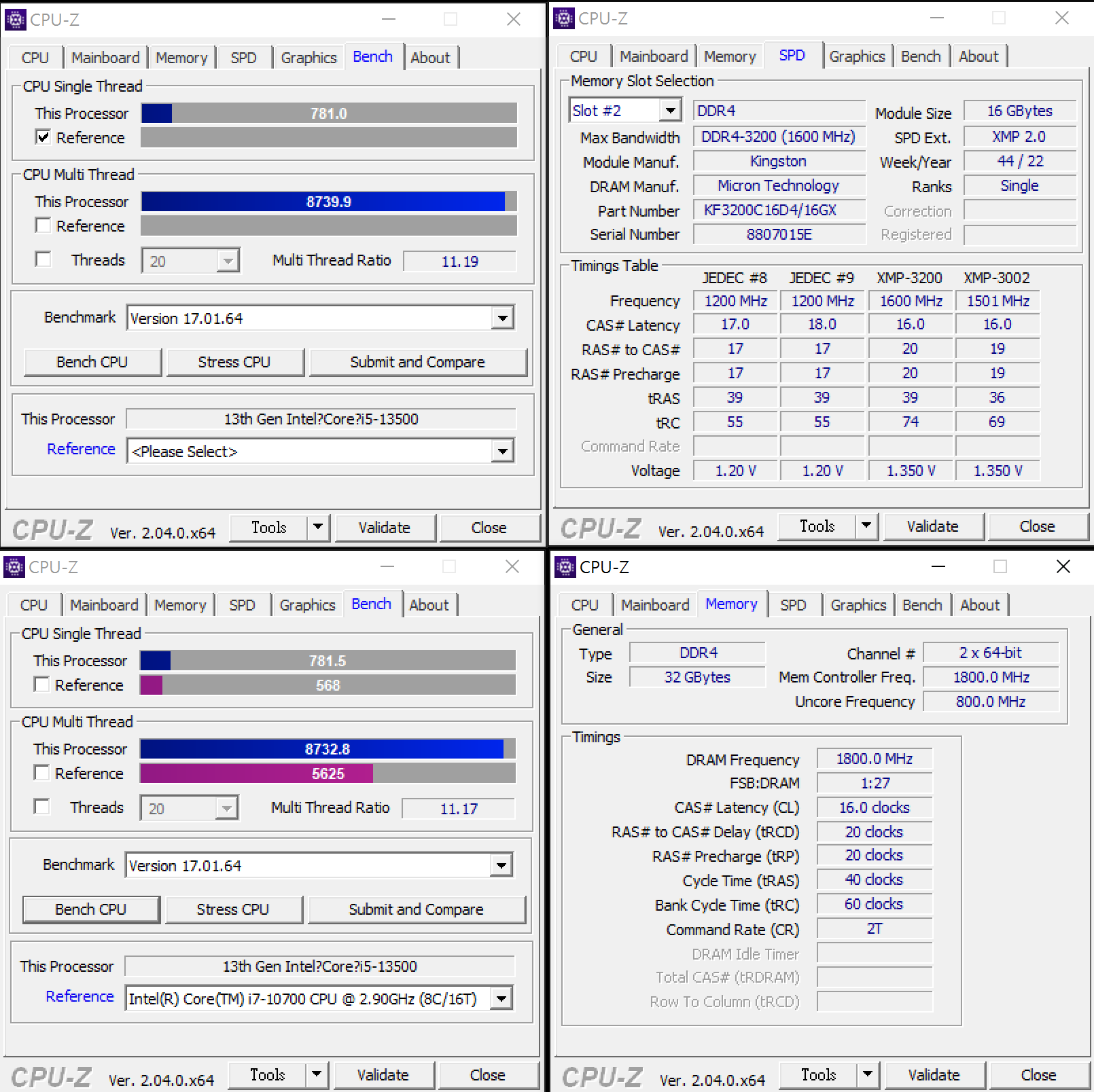 i7-12700跑cpu-z bench效能只有i7-10700的一半左右？ - Mobile01
