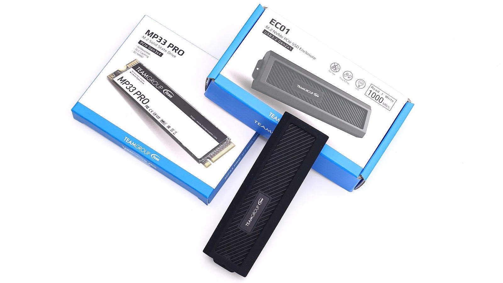 真香！SSD 高 CP 值選擇 TEAMGROUP MP33 PRO 2TB 配上 EC01 M.2 PCIe 外接盒 - Mobile01