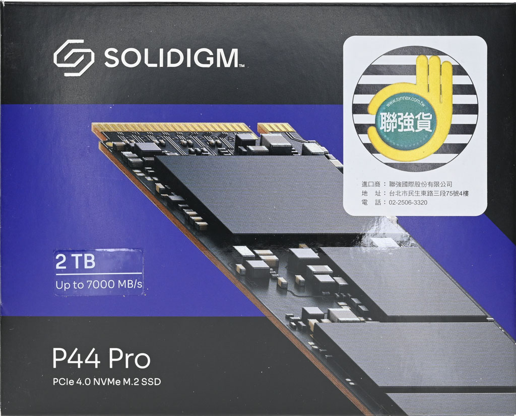 SOLIDIGM P44 PRO PCIe Gen4 NVMe 2TB SSD開箱簡測 - Mobile01