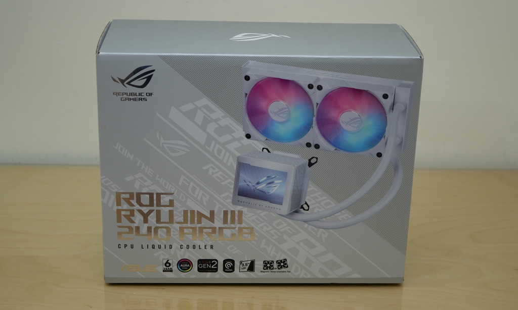 [開箱] 白色信仰 ROG 龍神 III RYUJIN III 240 一體水冷 - Mobile01