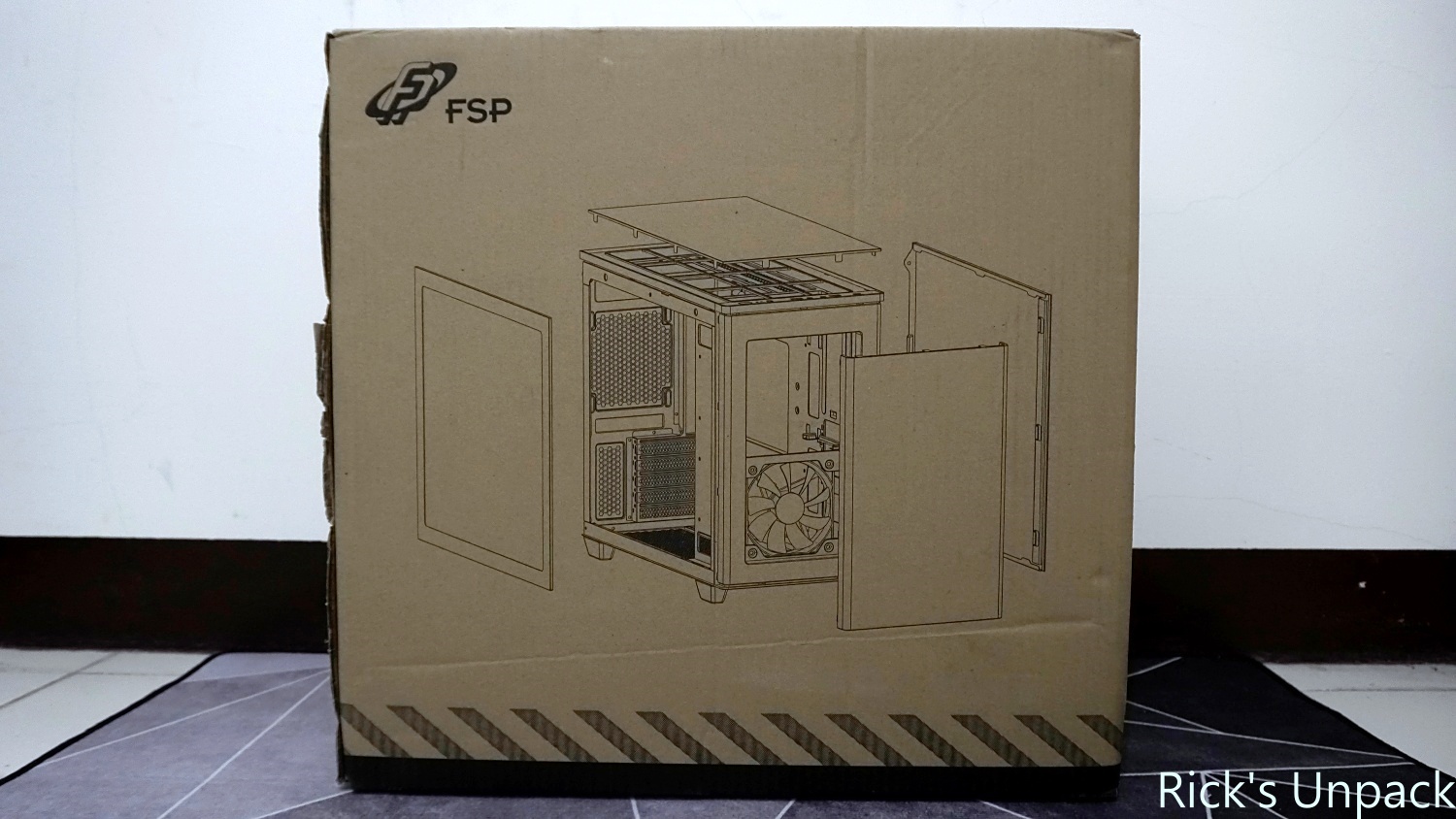 【開箱】能塞下4090的MATX機殼與白色短電源 | FSP CST360 WHITE & FSP Hydro PTM X PRO 1200W ...