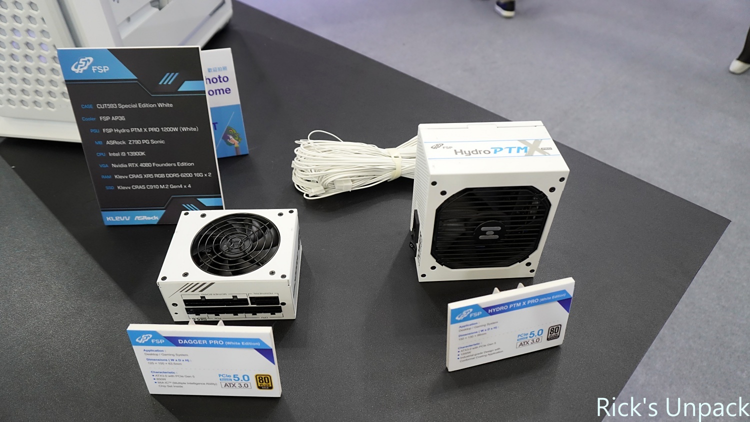 【開箱】能塞下4090的MATX機殼與白色短電源 | FSP CST360 WHITE & FSP Hydro PTM X PRO 1200W ...