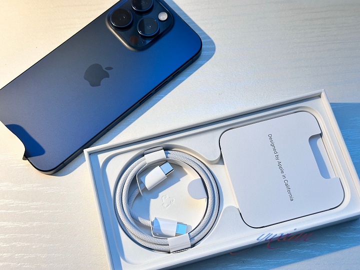 iPhone 15 pro 藍色鈦金屬開箱 & 小評測心得 - Mobile01