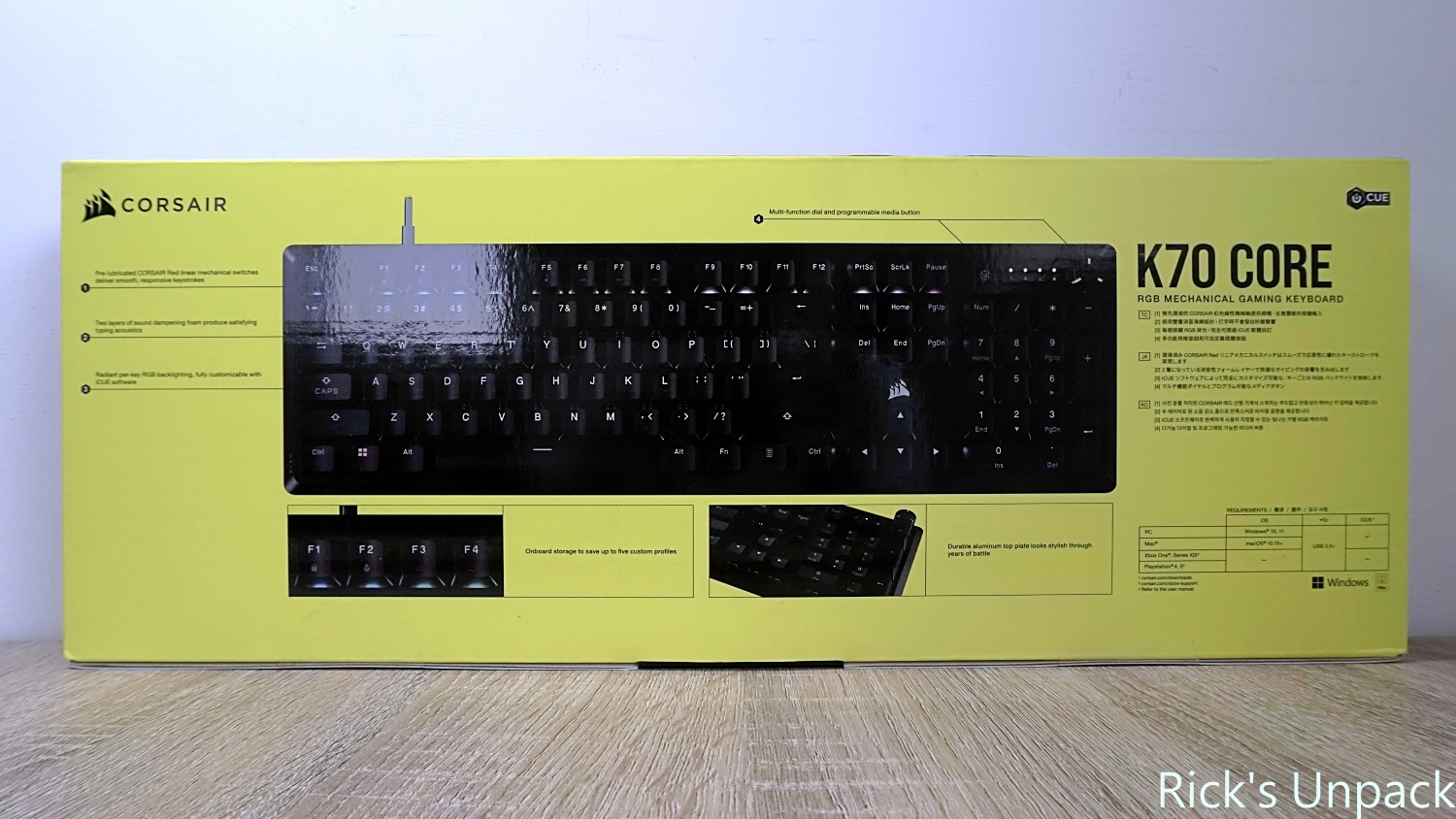 【開箱】入門版K70、輕鬆上船 | CORSAIR K70 CORE - Mobile01