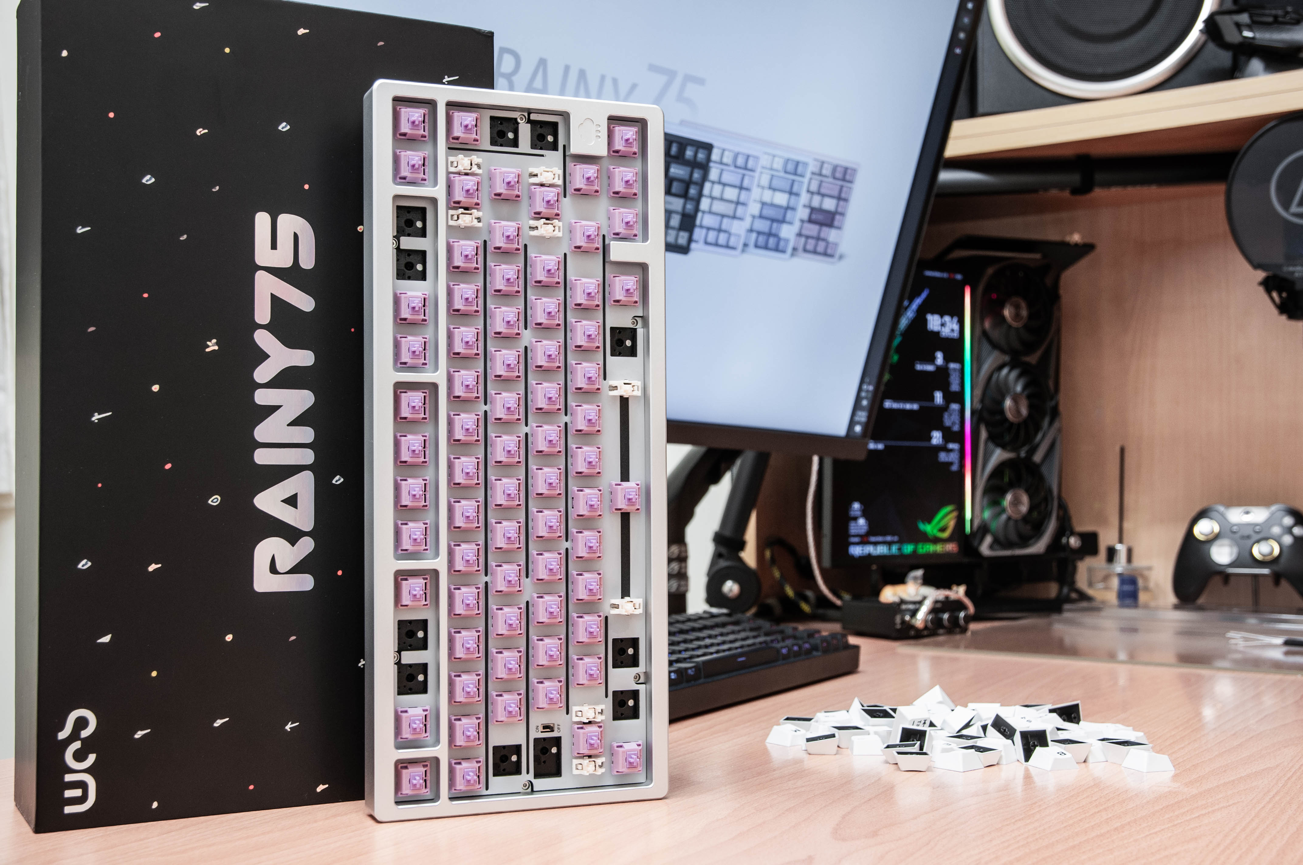 【閒聊】「雨75 WOB Rainy75 三模鋁殼機械鍵盤」 - 性價拉滿開箱文。 @電腦應用綜合討論 哈啦板 - 巴哈姆特