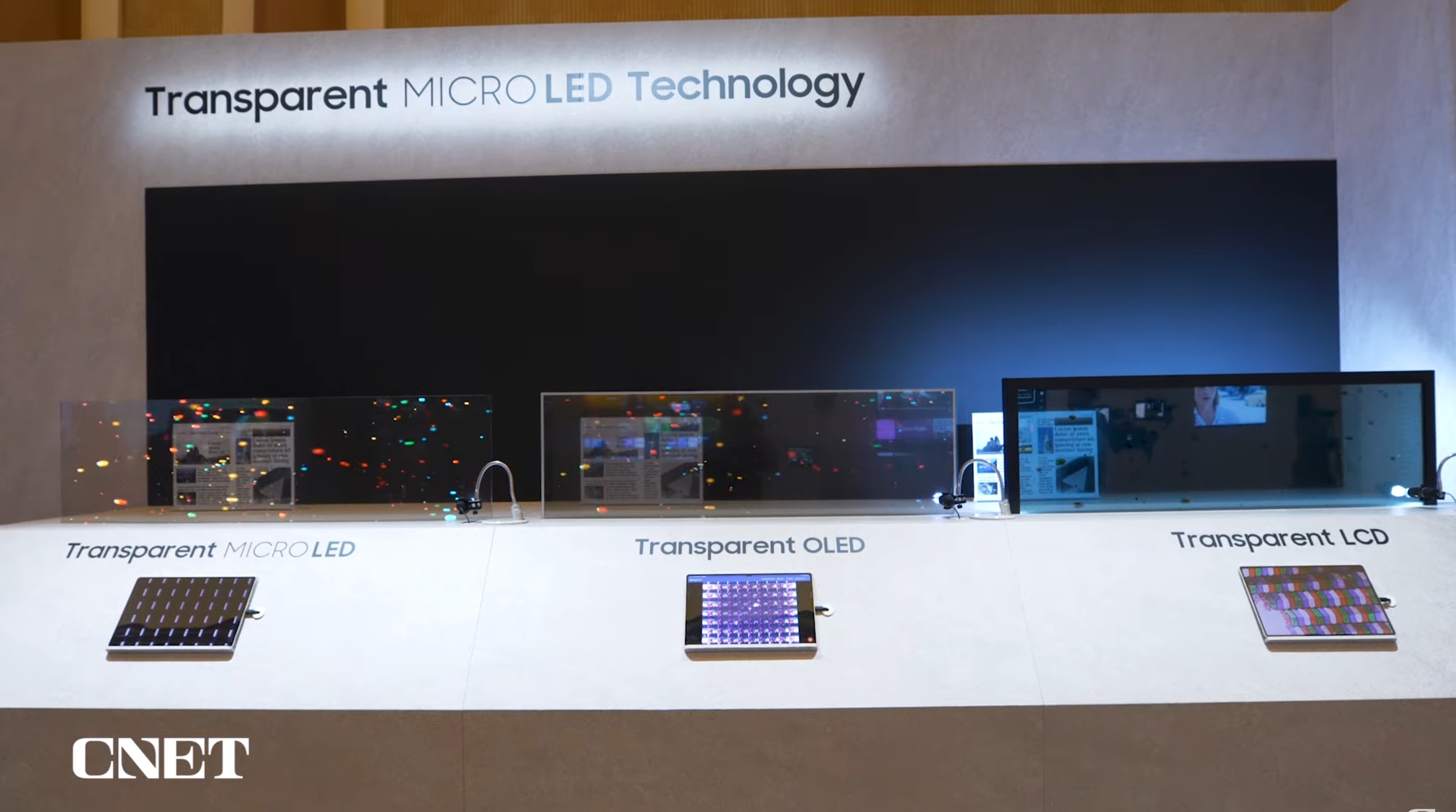 CES 2024展前三星跟LG透明OLED - Mobile01