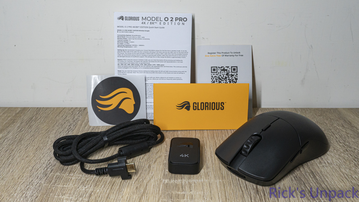 【開箱】無線4K回報率、輕量對稱鼠 | Glorious Model O2 PRO 4K/8K WIRELESS - Mobile01