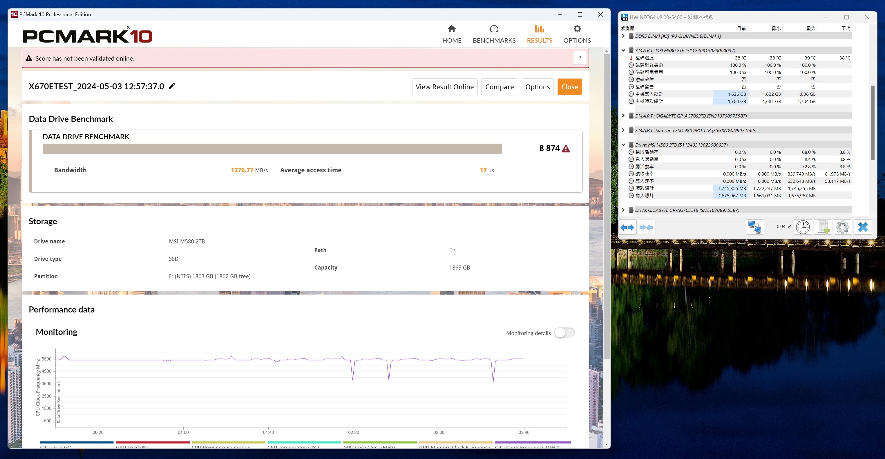 微星 SPATIUM M580 FROZR PCIe 5.0 固態硬碟實測 以大型散熱設計打造更快傳輸效能 - Mobile01
