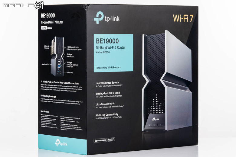 TP-Link Archer BE800 WiFi 7 路由器開箱實測 以 MLO 頻段聚合技術搭 6 GHz 頻段提供穩定高速傳輸 - Mobile01