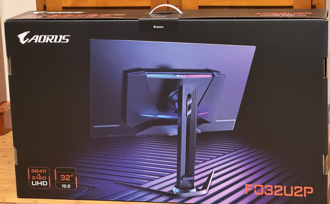 分享 DP2.1 UHBR20 戰未來 QD-OLED 技嘉 AORUS FO32U2P 開箱 - Mobile01