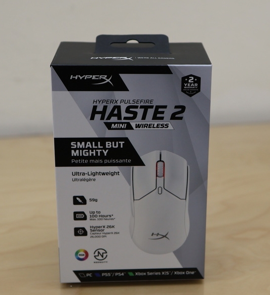 體積再縮減輕量化，小手專屬 HyperX Pulsefire Haste 2 Mini 無線 Wireless 開箱 - Mobile01