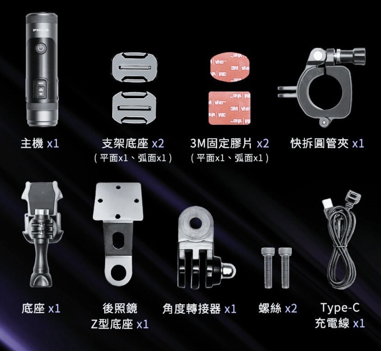【開箱】Philo M2D 2K 前後雙鏡頭 行車記錄器 - Mobile01
