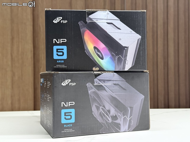 全漢 單塔風冷散熱器 NP5 ARGB、NP5 BLACK & 多款散熱器測試 - Mobile01