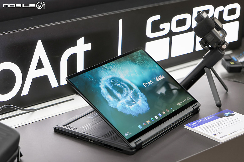 【CES2026】ASUS ProArt 創作者筆電首推 GoPro Edition，從專屬按鍵到設計彩蛋的深度連動 - Mobile01
