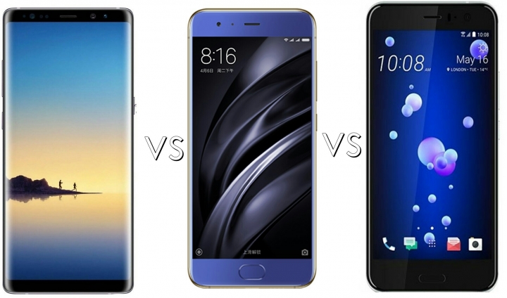 Galaxy Note 8 vs Mi 6 vs HTC U11 - Mobile01